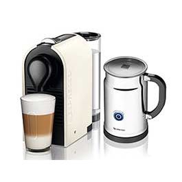 Nespresso U C50-CW Capsule Espresso Machine Pure Cream with Milk