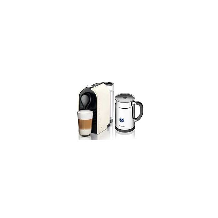 Nespresso U C50-CW Capsule Espresso Machine Pure Cream with Milk