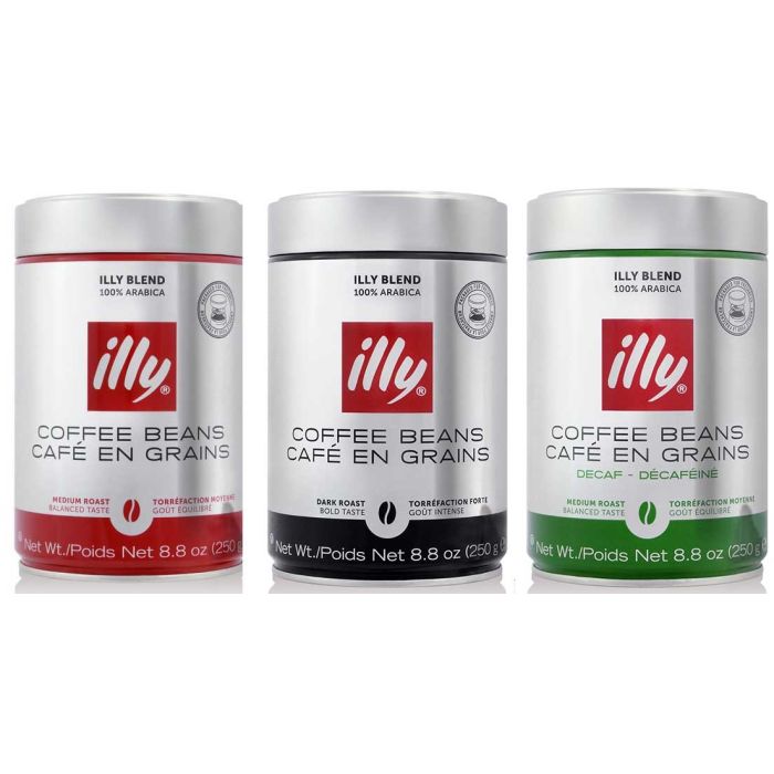 illy Espresso Whole Beans | Coffee Bean Sampler Pack