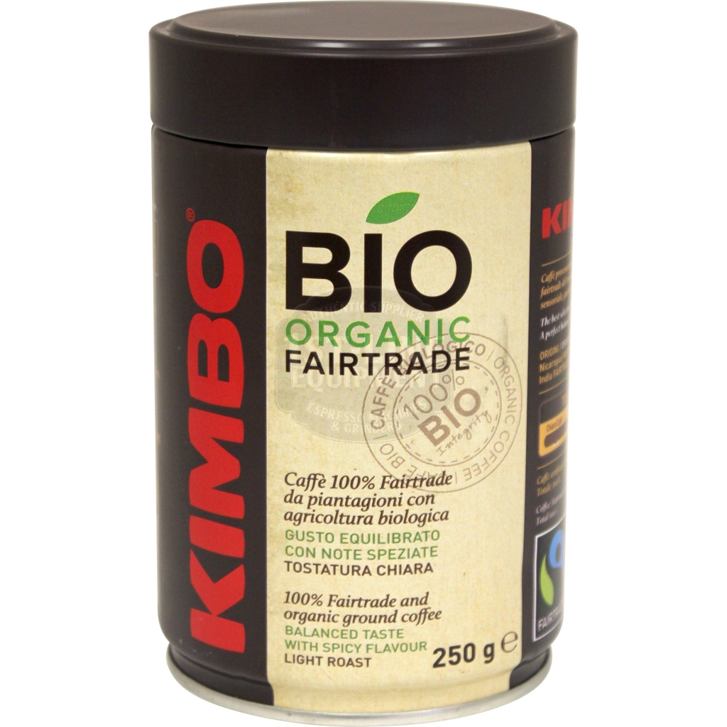 Kimbo Bio Organic Ground Espresso Coffee | Organic Espresso Coffee